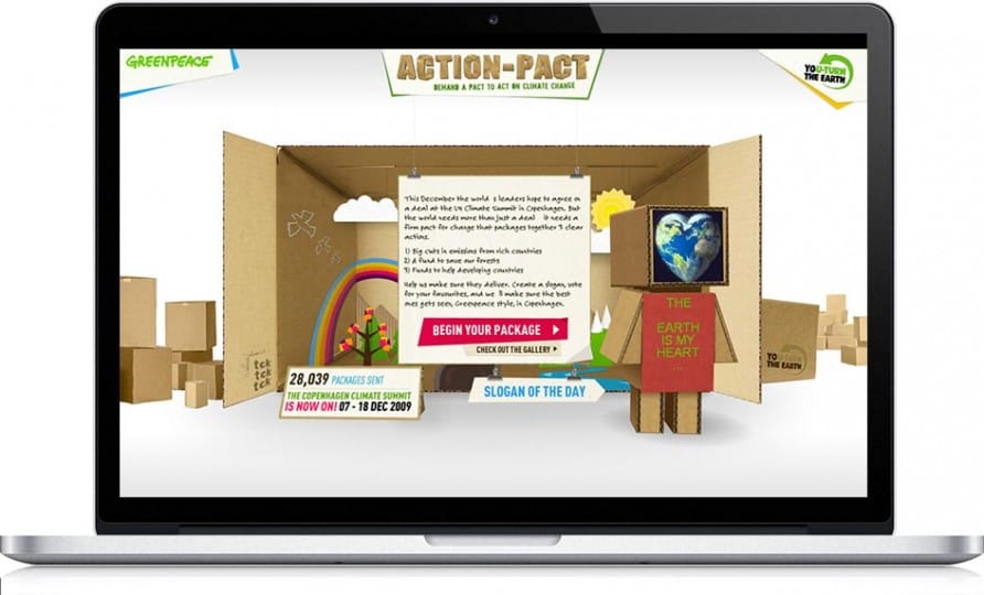 Action Pact - GreenPeace - Award Winning Campaign | Mettro