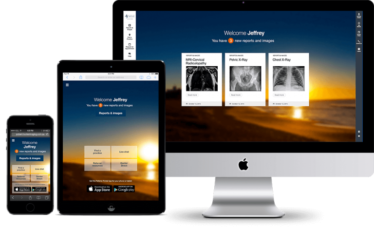 Hunter Imaging Patient Portal - Work and Project | Mettro