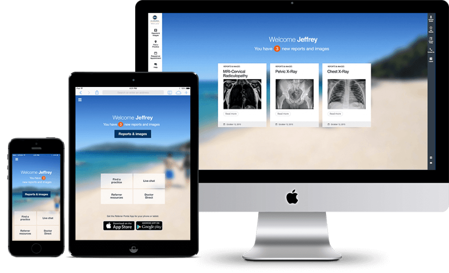 Queensland X-Ray Patient Portal - UX Design & Development | Mettro
