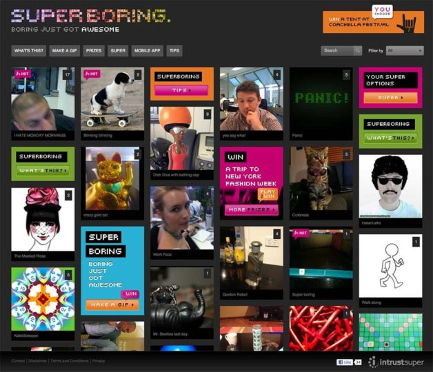 SuperBoring - Application and UX Design | Mettro